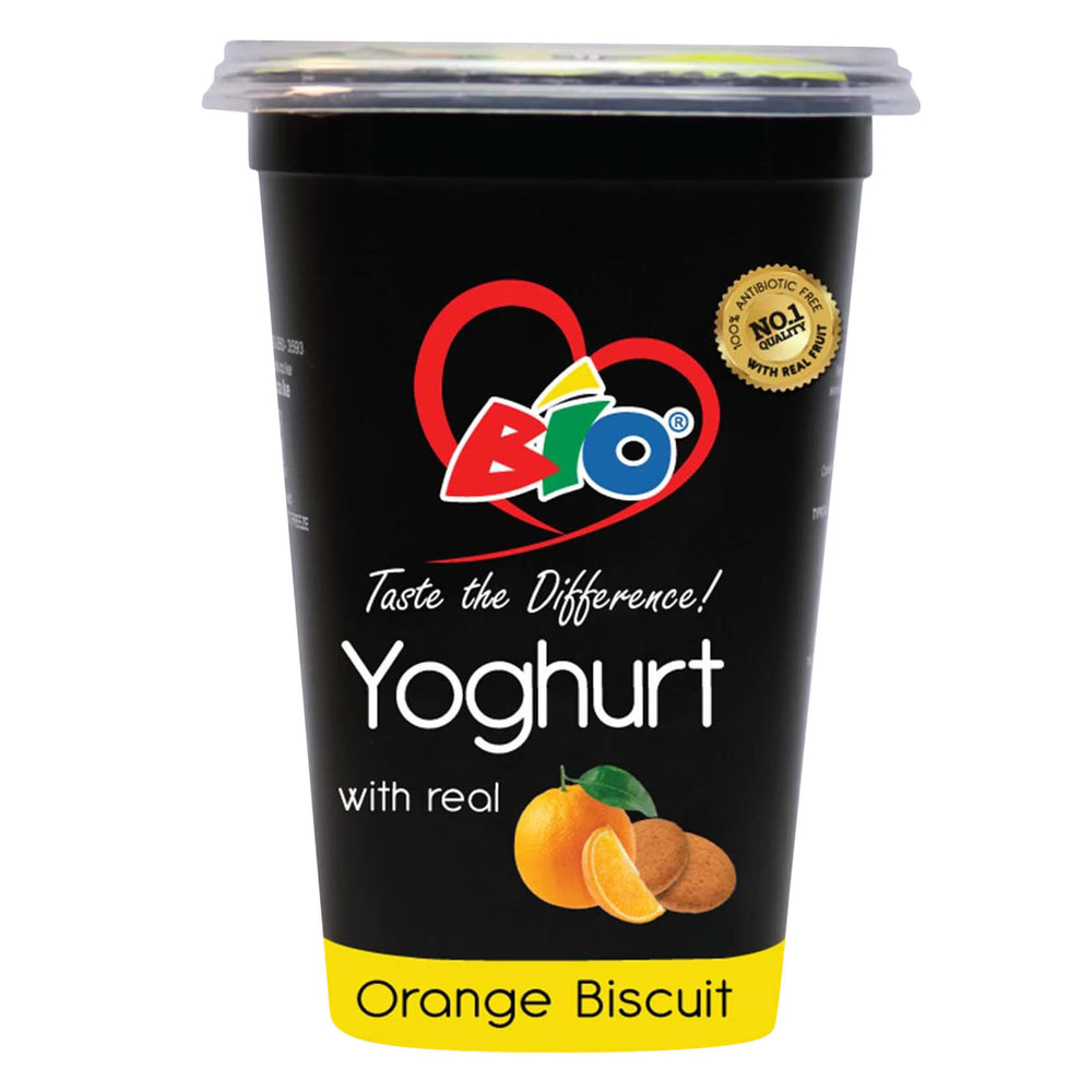 Bio Yoghurt Orange Biscuit 450Ml